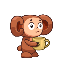 Стикеры телеграм Cheburashka